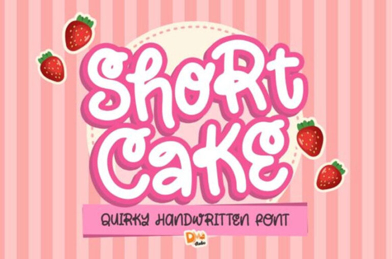Short Cake Font - Creative Fonts