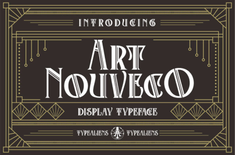 Art Nouveco Font - Creative Fonts