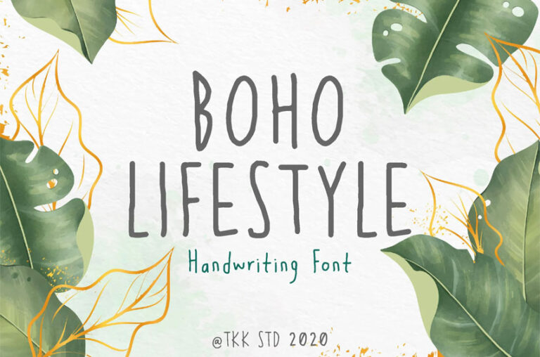 Boho Lifestyle Font - Creative Fonts