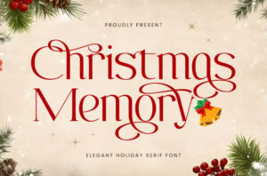 Christmas Memory Font - Creative Fonts