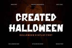 Created Halloween Font - Creative Fonts