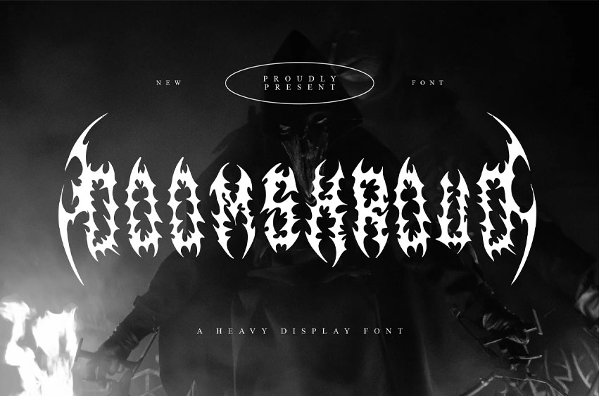 Doomshroud Deathmetal Font - Creative Fonts