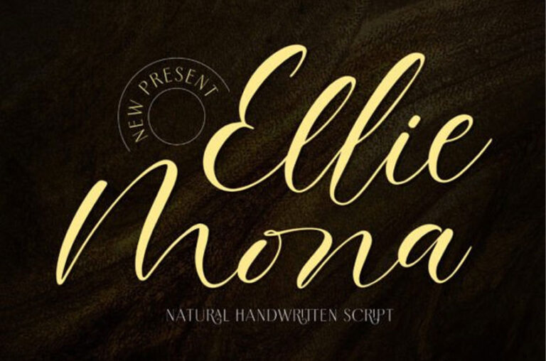 Ellie Mona Font - Creative Fonts