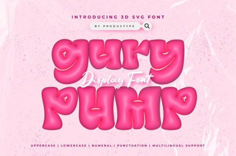 Gury Pump Font - Creative Fonts