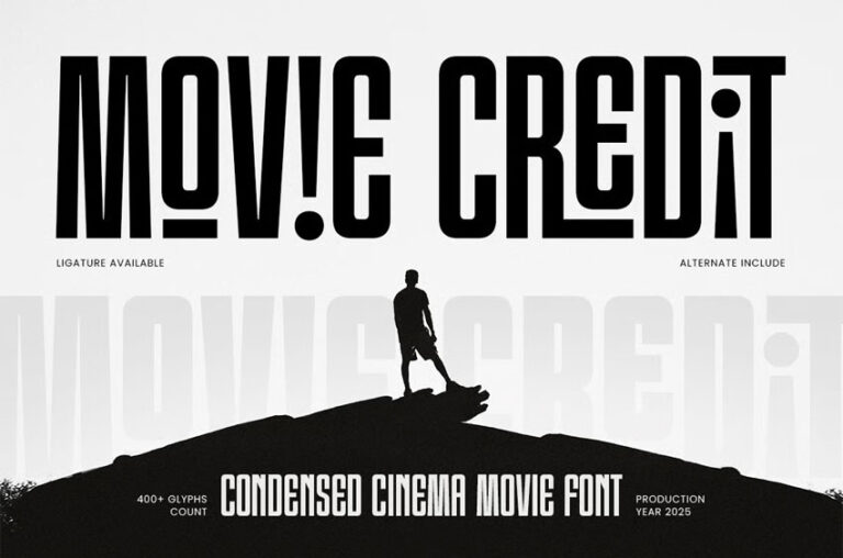 Movie Credit Font - Creative Fonts