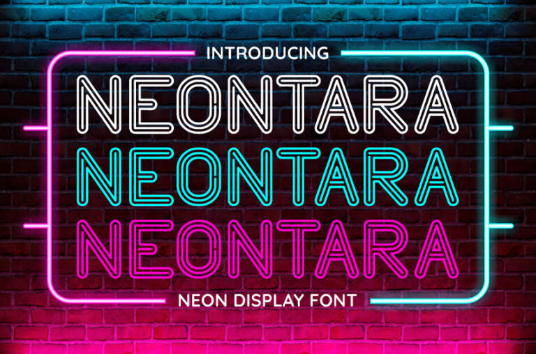 Neontara Font - Creative Fonts