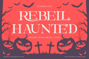 Rebell Haunted Font - Creative Fonts