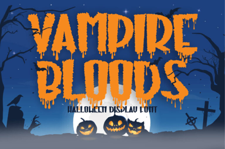 Vampire Bloods Font - Creative Fonts