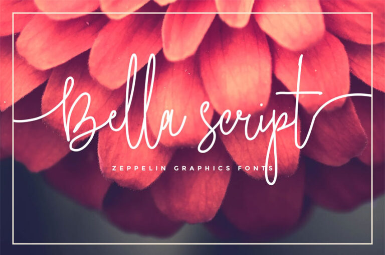 Bella Script Font - Creative Fonts