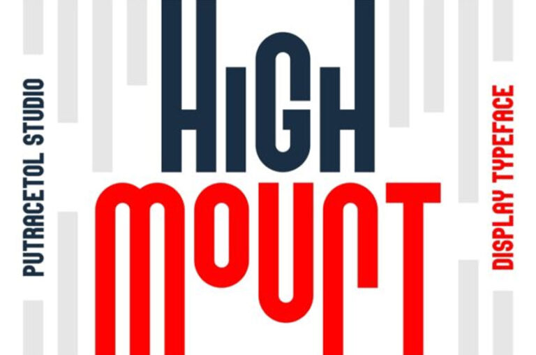 High Mount Font - Creative Fonts