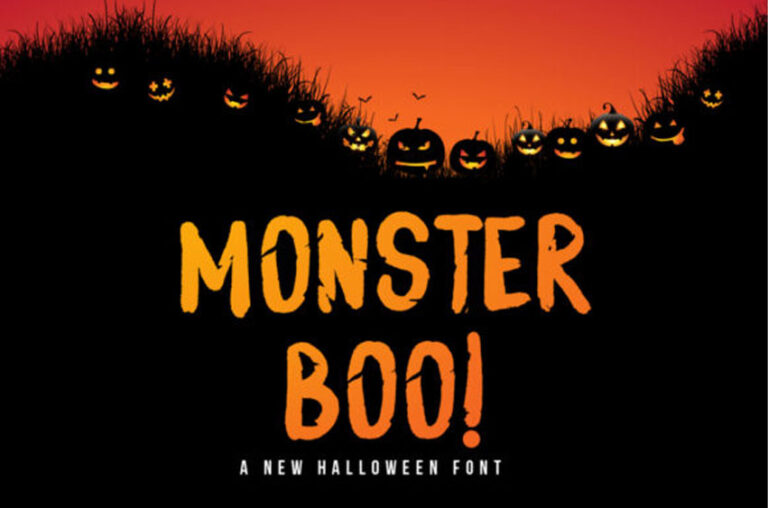 Monster Boo Font - Creative Fonts
