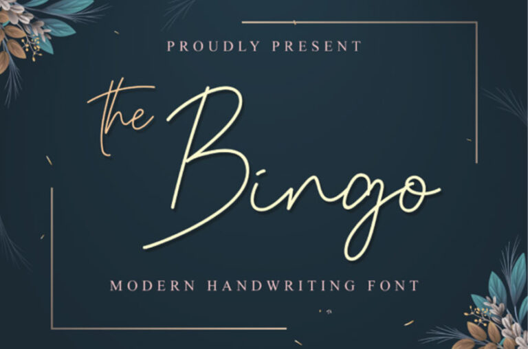 The Bingo Font - Creative Fonts