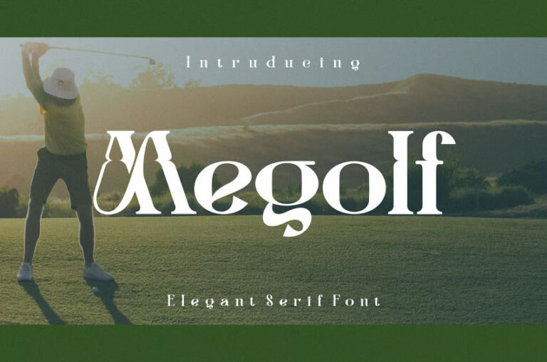 Megolf Font - Creative Fonts