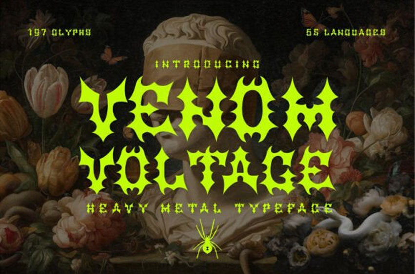 Venom Voltage Font - Creative Fonts